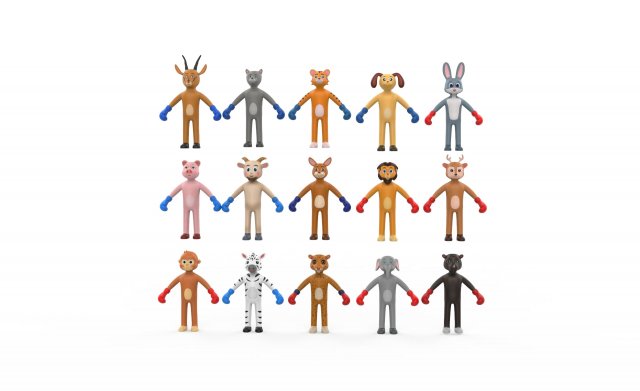 Animal Animated Pack 1 3D Model in Other 3DExport