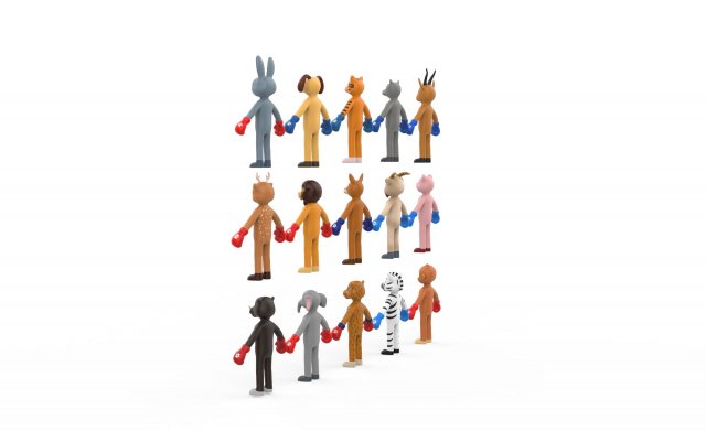 Animal Animated Pack 1 3D Model in Other 3DExport