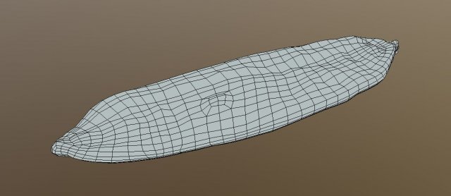 Kusbasili Pide Turkish Pizza 3D Model in Miscellaneous 3DExport