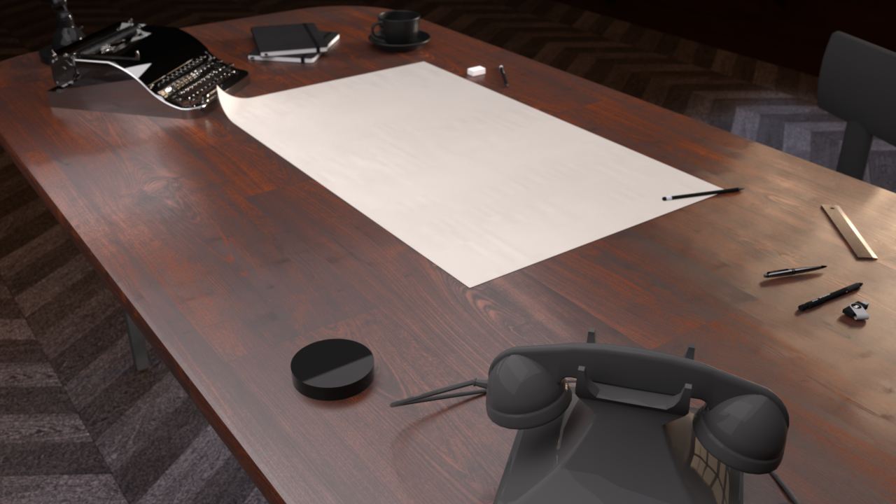 Luxury study 3D Model in Office 3DExport