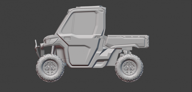BRP Can-Am Defender HD10 Limited Single Door Modelo 3D in VUD 3DExport