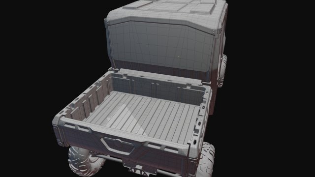 BRP Can-Am Defender HD10 Limited Single Door 3D Model in SUV 3DExport