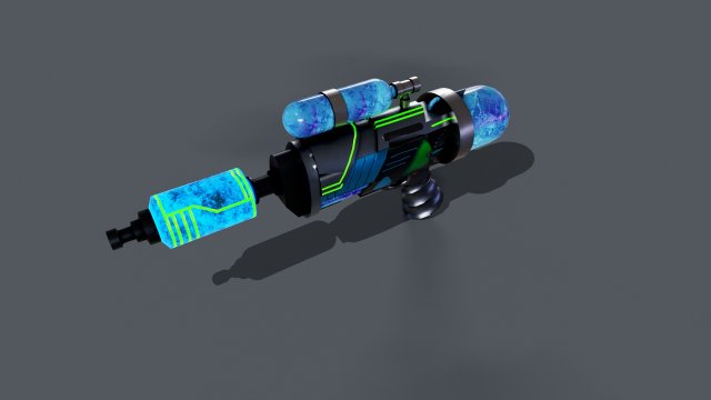 Freeze Ray Ray Low-poly 3D Model in Other 3DExport