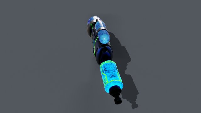 Freeze Ray Ray Low-poly 3D Model in Other 3DExport