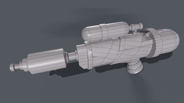 Freeze Ray Ray Low-poly 3D Model in Other 3DExport