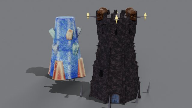 Wizard tower 3D 3D Model in Miscellaneous 3DExport