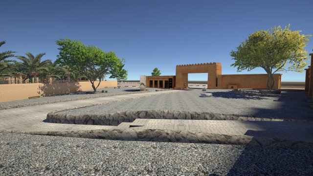 3D Al ain Oasis model 3D Model in Buildings 3DExport