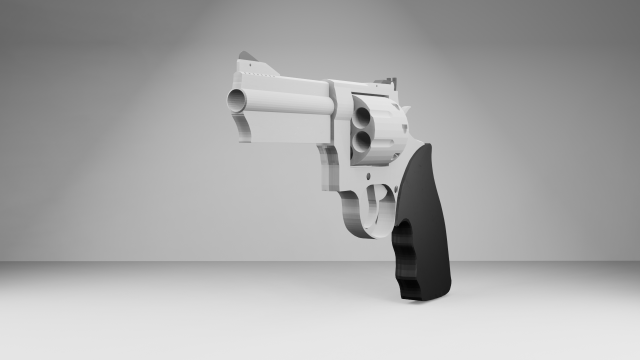 Revolver Taurus 3D Model in Pistol 3DExport