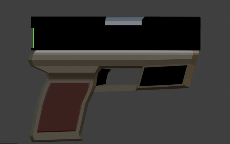 Cyber blaster from game Rampage 3D Model in Pistol 3DExport