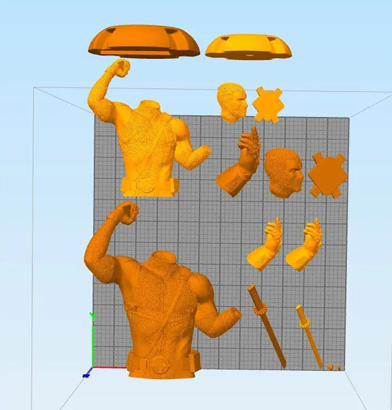 Deadpool Infinity Gauntlet 3D Print Model in Man 3DExport