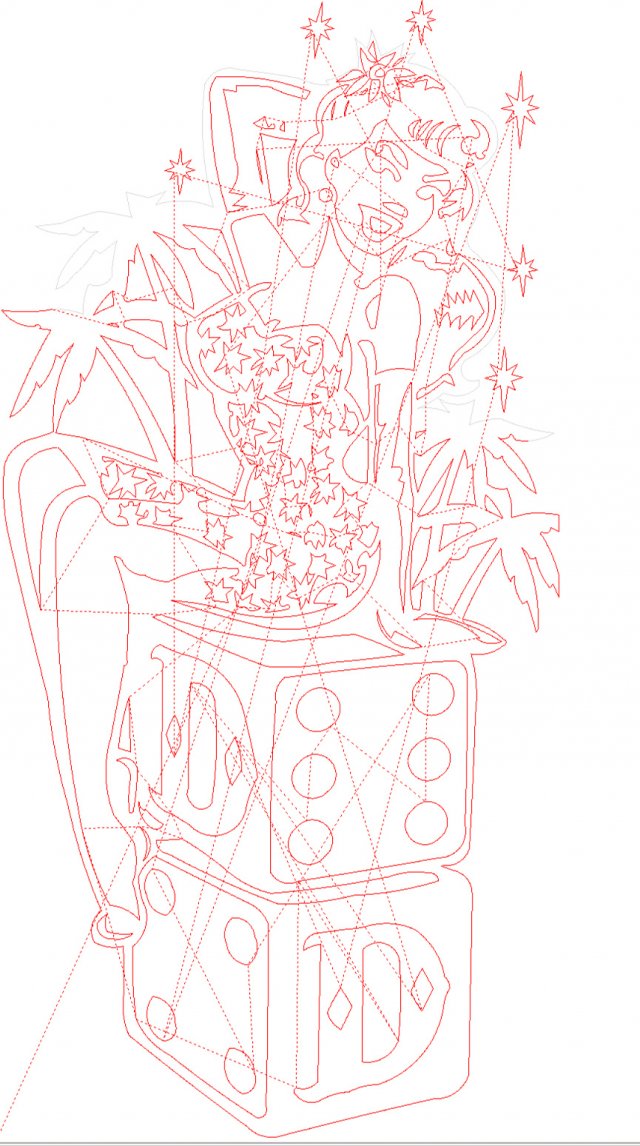 10 DXF File CNC g-code Industrial Laser Vector DXF Plasma Router Pin Up ...