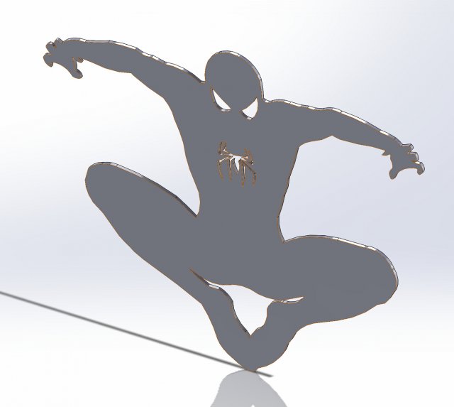 10 DXF File CNC g-code Industrial Laser Cut Spidermen Vector DXF Router ...