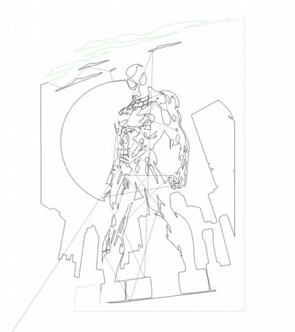 10 DXF File CNC g-code Industrial Laser Cut Spidermen Vector DXF Router ...