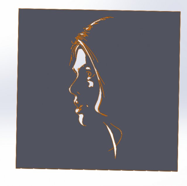 18 File DXF CNC g-code Industrial Laser Cut WOMANS FACE Vector Plasma ...