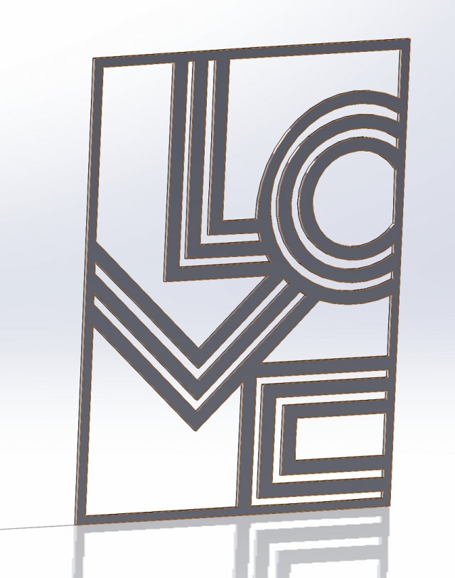 9 DXF file CNC 2 G-CODE Industrial Laser Cut Router Vinil LOVE AMORE ...