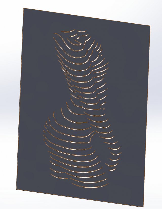 8 DXF File CNC g-code Industrial Laser Cut WOMEN LINES PANEL decorative ...