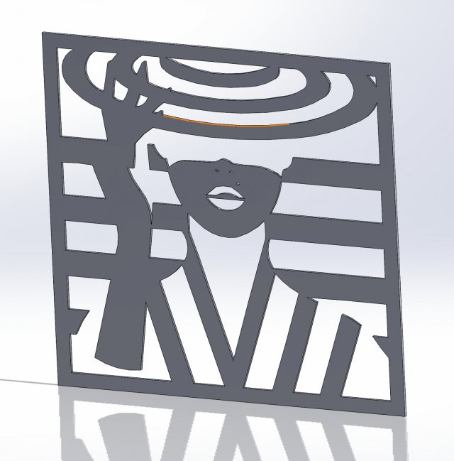 8 DXF File CNC g-code Industrial Laser Cut WOMEN LINES PANEL decorative ...