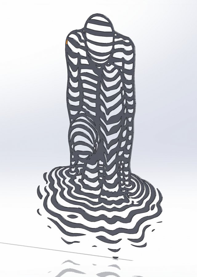 8 DXF File CNC g-code Industrial Laser Cut WOMEN LINES PANEL decorative ...