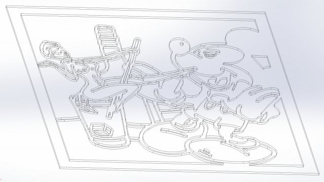 10 DXF File CNC g-code Industrial Laser Abstract POP Art Nr6 Router ...