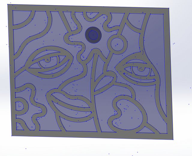 10 DXF File CNC g-code Industrial Laser Abstract POP Art Nr5 Router ...