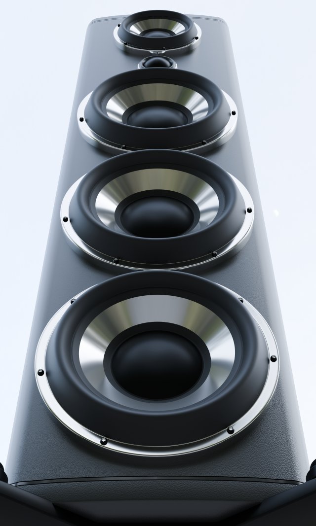 Sound system Free 3D Model in Audio 3DExport