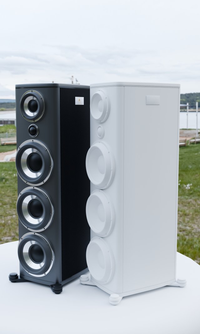 Sound system Free 3D Model in Audio 3DExport