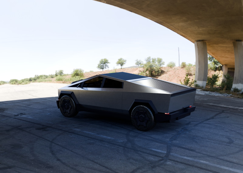 Cybertrack 3D Model in SUV 3DExport