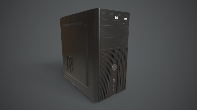 Modern Computer 3D Model in Computer 3DExport