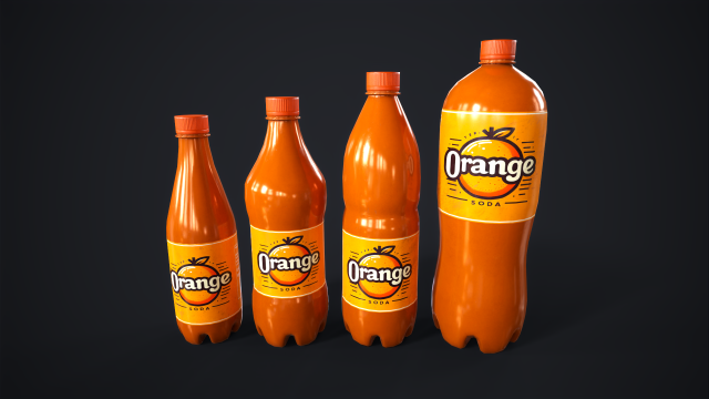 Various drinks 3D Model in Beverage 3DExport