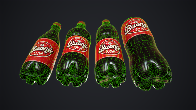 Various drinks 3D Model in Beverage 3DExport