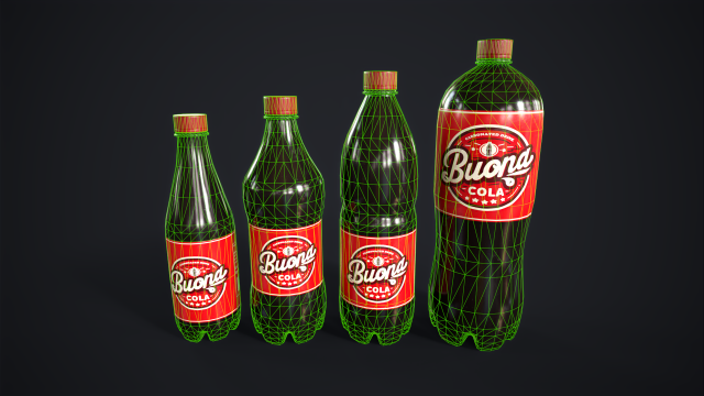 Various drinks 3D Model in Beverage 3DExport