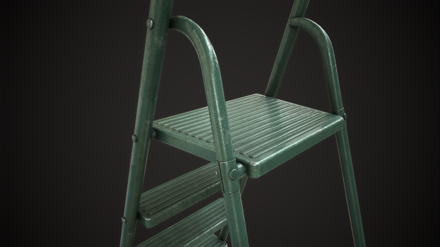 Stepladder ladder 3D Model in Tools 3DExport