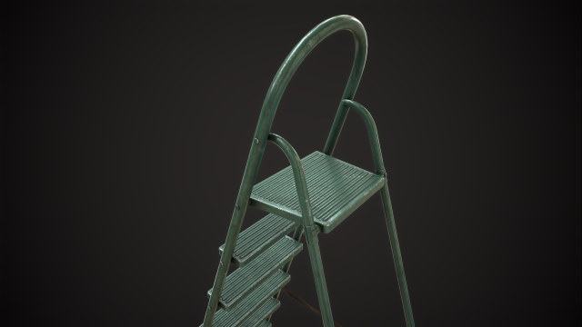 Stepladder ladder 3D Model in Tools 3DExport
