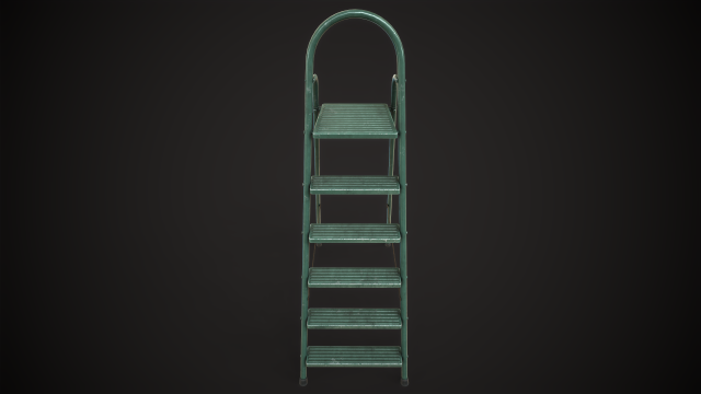 Stepladder ladder 3D Model in Tools 3DExport