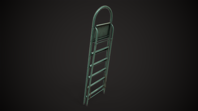 Stepladder ladder 3D Model in Tools 3DExport