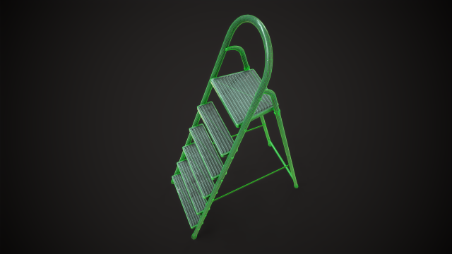 Stepladder ladder 3D Model in Tools 3DExport