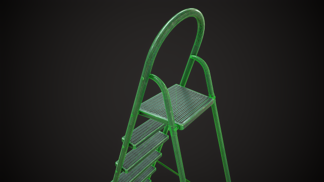 Stepladder ladder 3D Model in Tools 3DExport