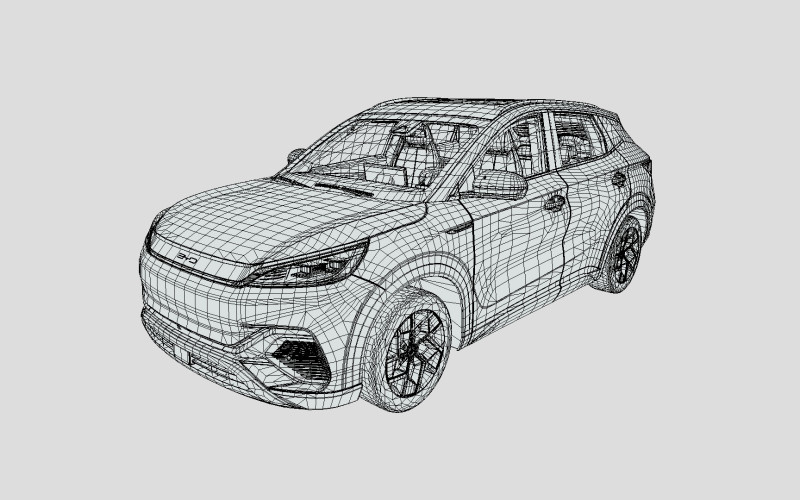 BYD Yuan Plus 2024 3D Model in SUV 3DExport