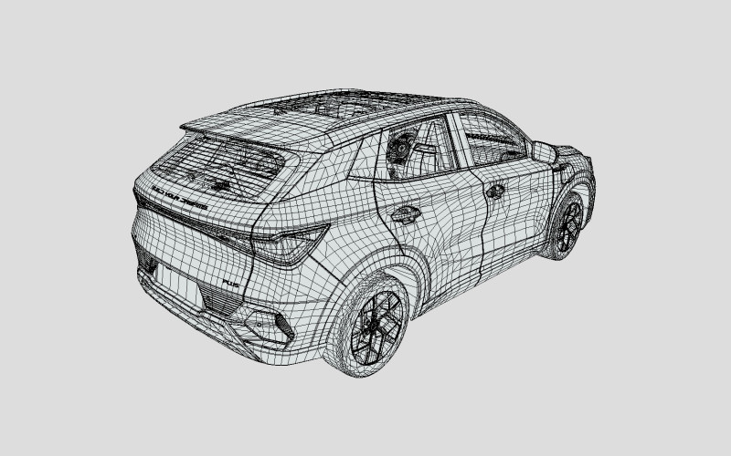 BYD Yuan Plus 2024 3D Model in SUV 3DExport