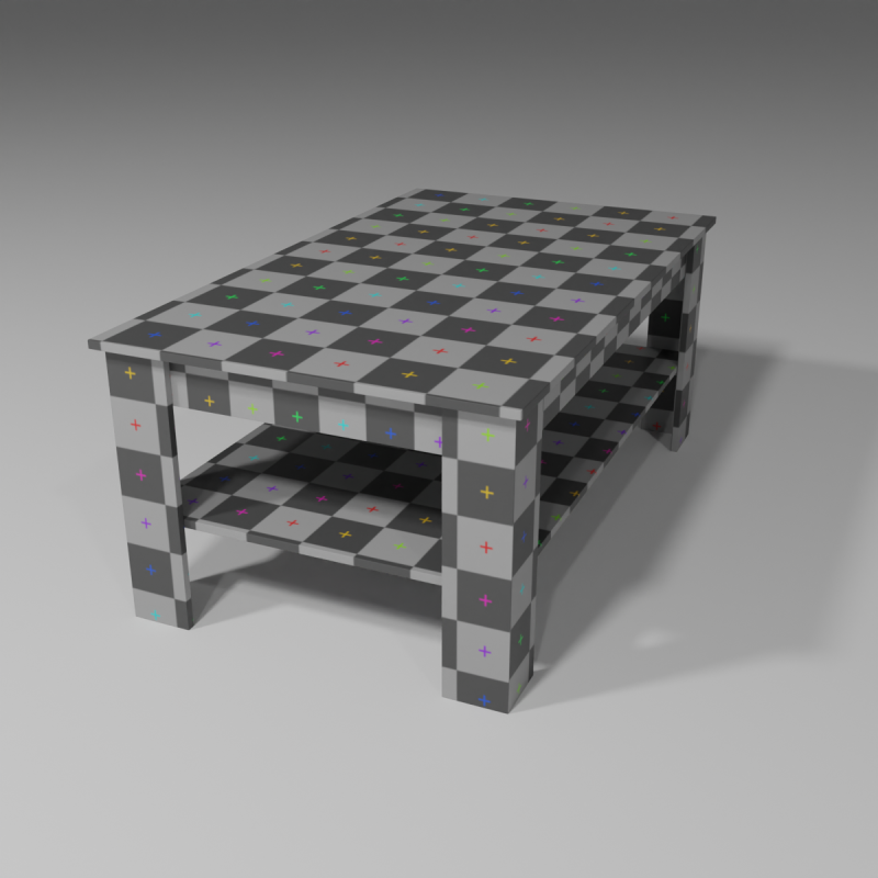 Coffee Table 3D Model in Table 3DExport