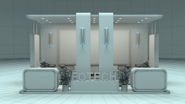 Exhibition Stall Model 3D Model in Exhibit 3DExport