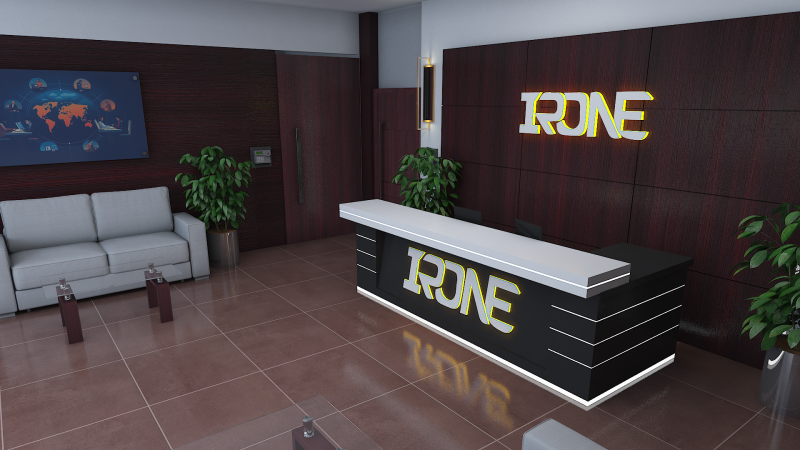 Office Reception Lobby 3D Model in Lobby 3DExport