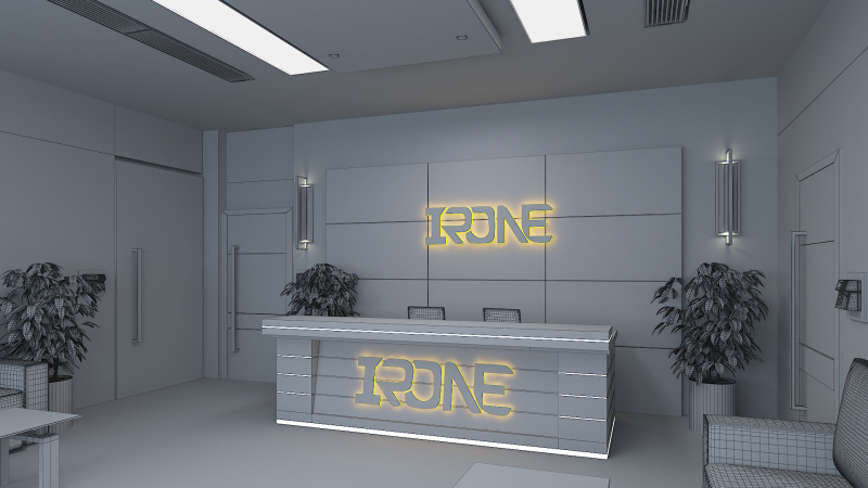 Office Reception Lobby 3D Model in Lobby 3DExport