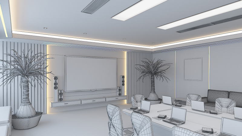Business Conference Room 3D Model in Office 3DExport