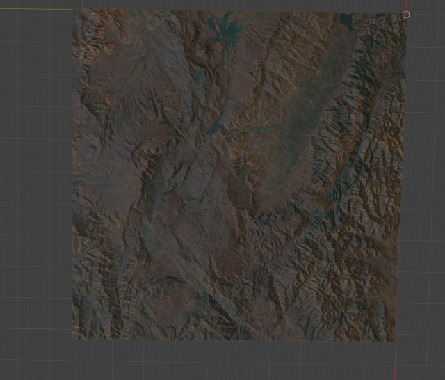 Realistic Terrain 32 3D Model in Landscapes 3DExport
