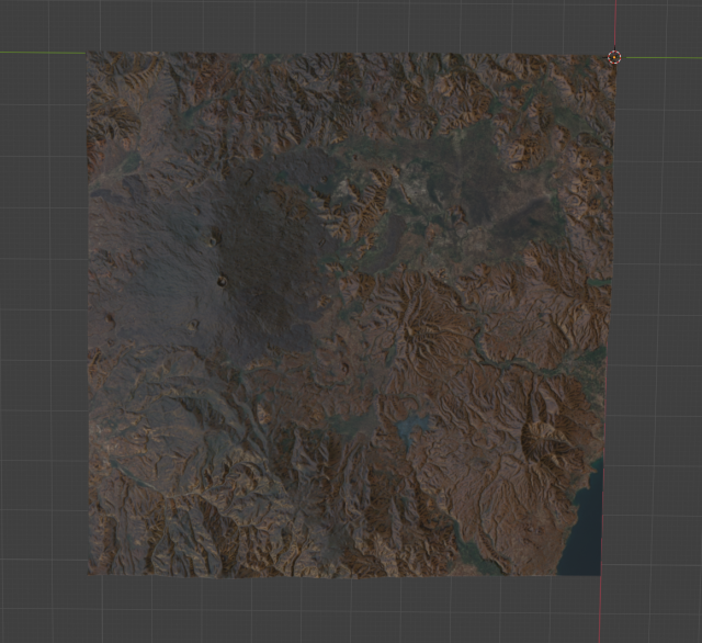 Realistic Terrain 42 3D Model in Landscapes 3DExport