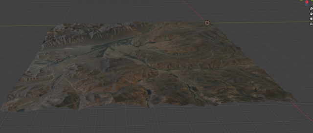 Realistic Terrain 43 3D Model in Landscapes 3DExport