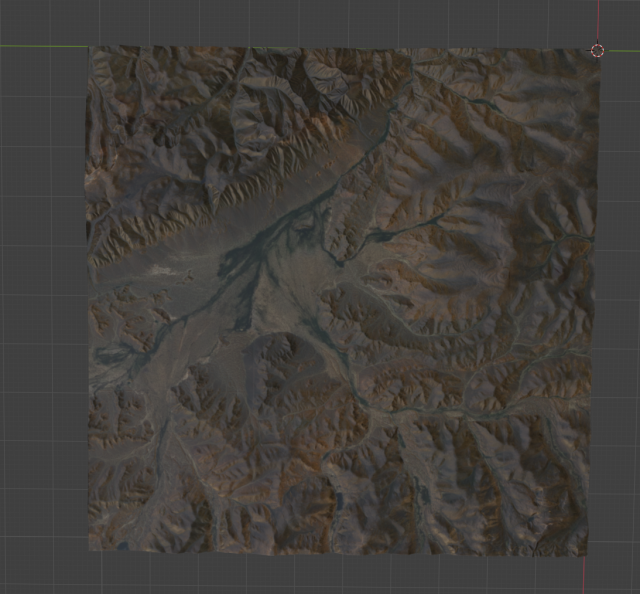 Realistic Terrain 43 3D Model in Landscapes 3DExport