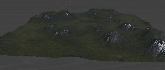 Terraced Terrain 2 3D Model in Landscapes 3DExport