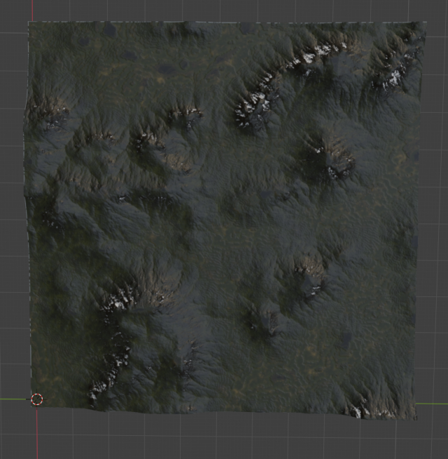 Terraced Terrain 2 3D Model in Landscapes 3DExport